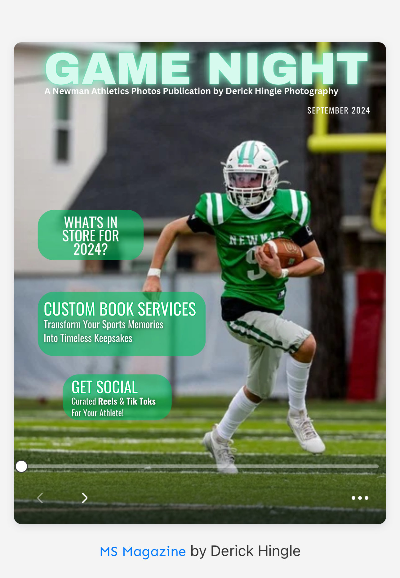 Newman Football Promo Copy - Derick Hingle Photography