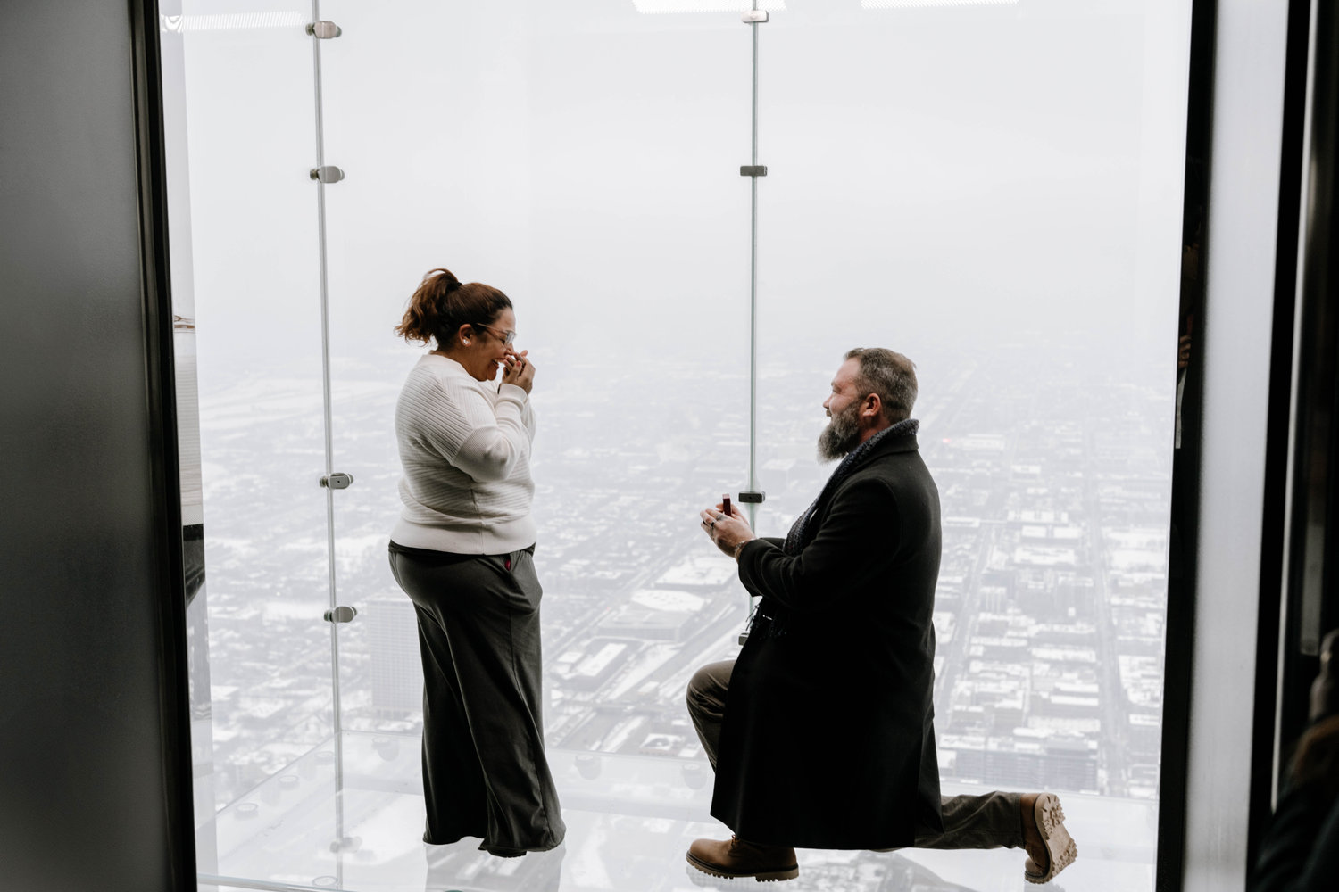 Taking Love to New Heights: A Sky-High Proposal at Skydeck Chicago ...