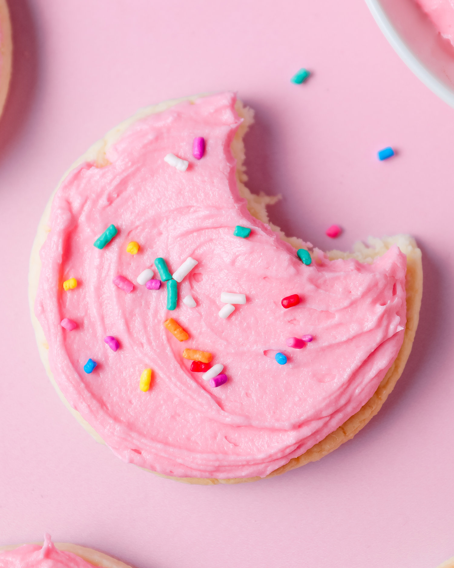 Buttercream Sprinkle Cookies - Melissa Jade Creative