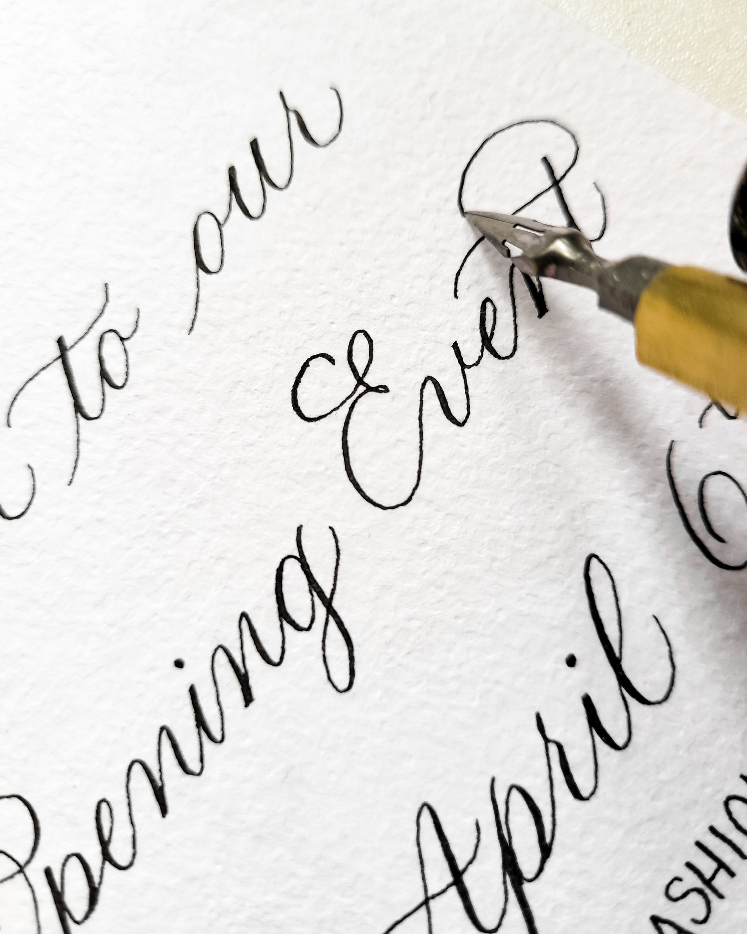 Traditional Calligraphy - Luxury Calligraphy Services for Brands - Nada ...