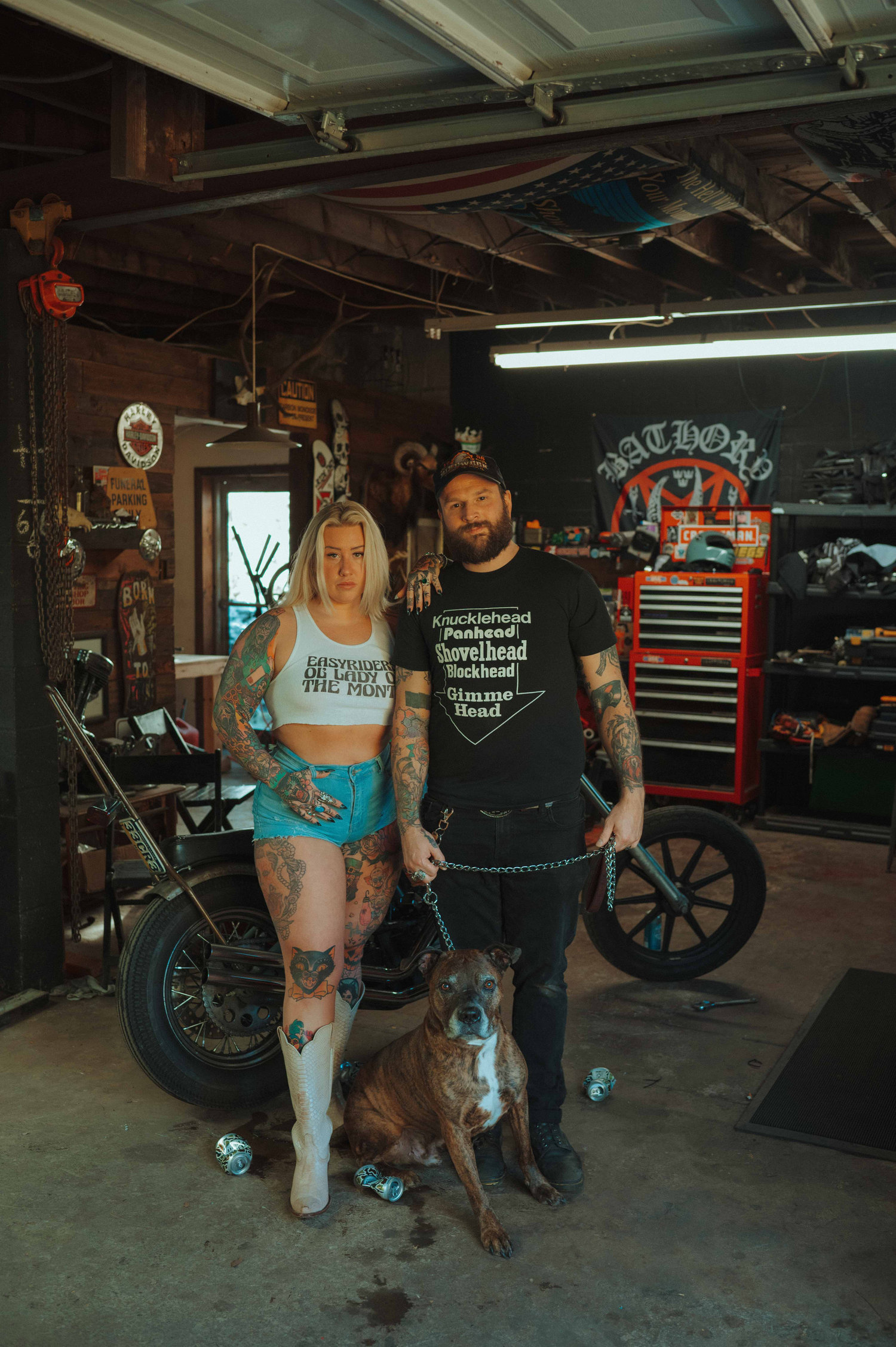 Badass Biker Engagement Session - Kenzie Phelps Photography