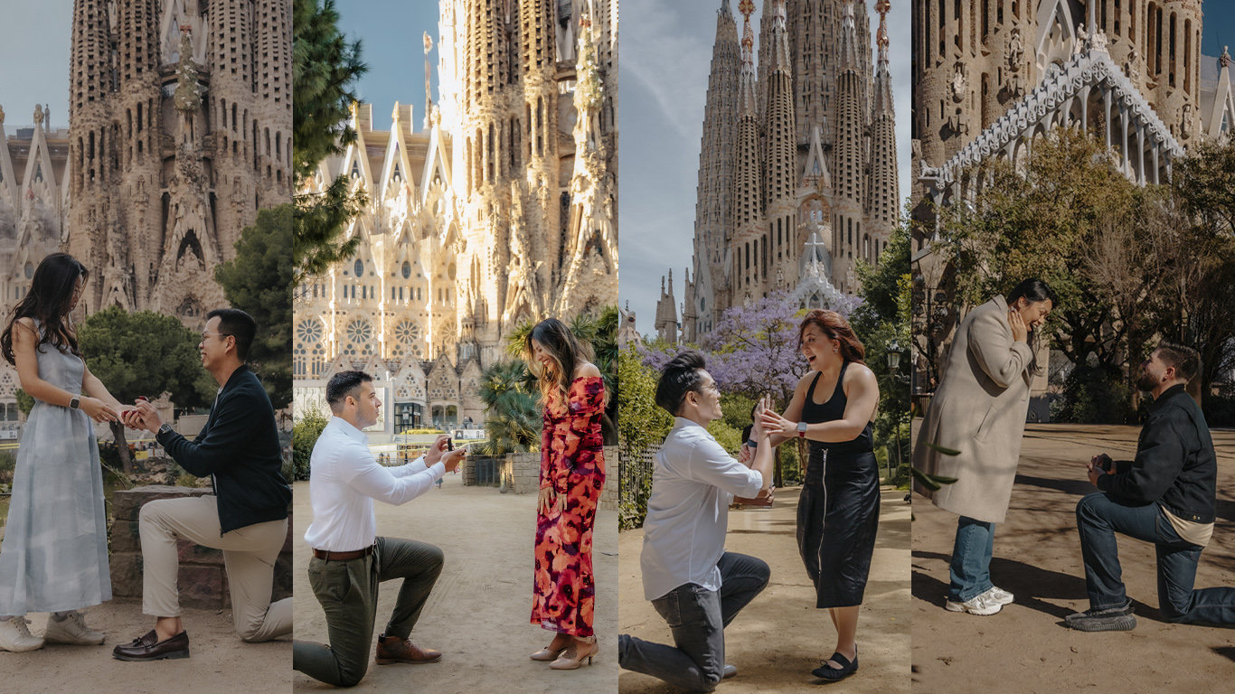 Sagrada Família Surprise Proposal Photos: 4 Iconic Angles for the ...