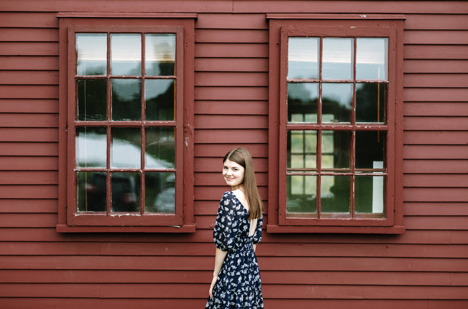 Fruitlands Museum Harvard MA Senior Photo Session - Forget Me Not Photography