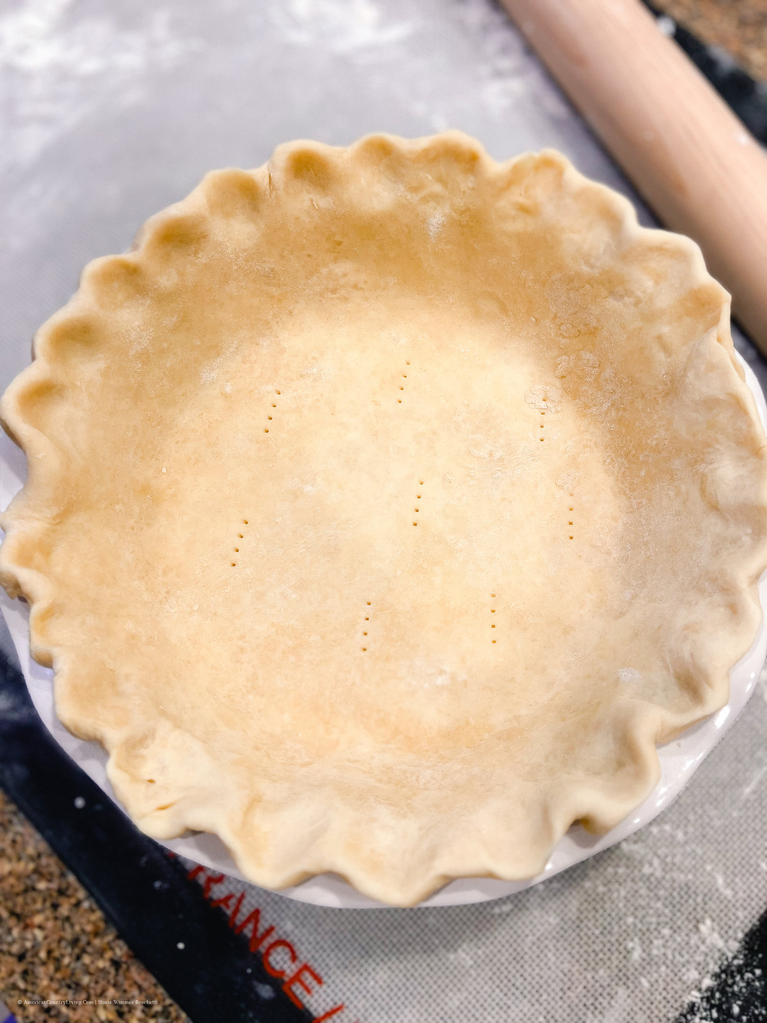All-Butter Pie Crust - American Country Living | Recipes, Traditions ...