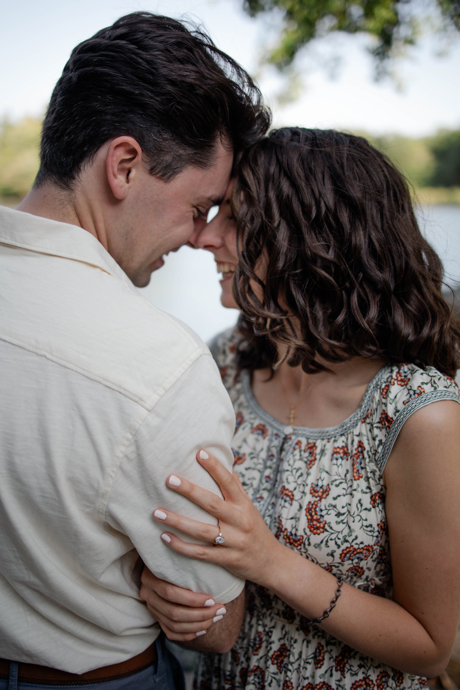 Coe Lake Engagement - Anna Lincoln Photography