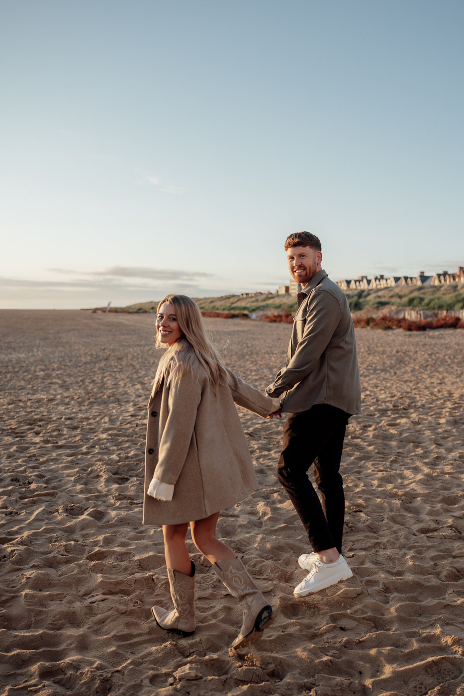 A Relaxed Lancashire Beach Engagement Shoot – Carl & Marie