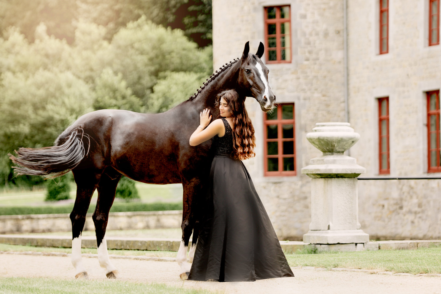 Portrait du cavalier et de son cheval - Lucie Dubuis Photographe