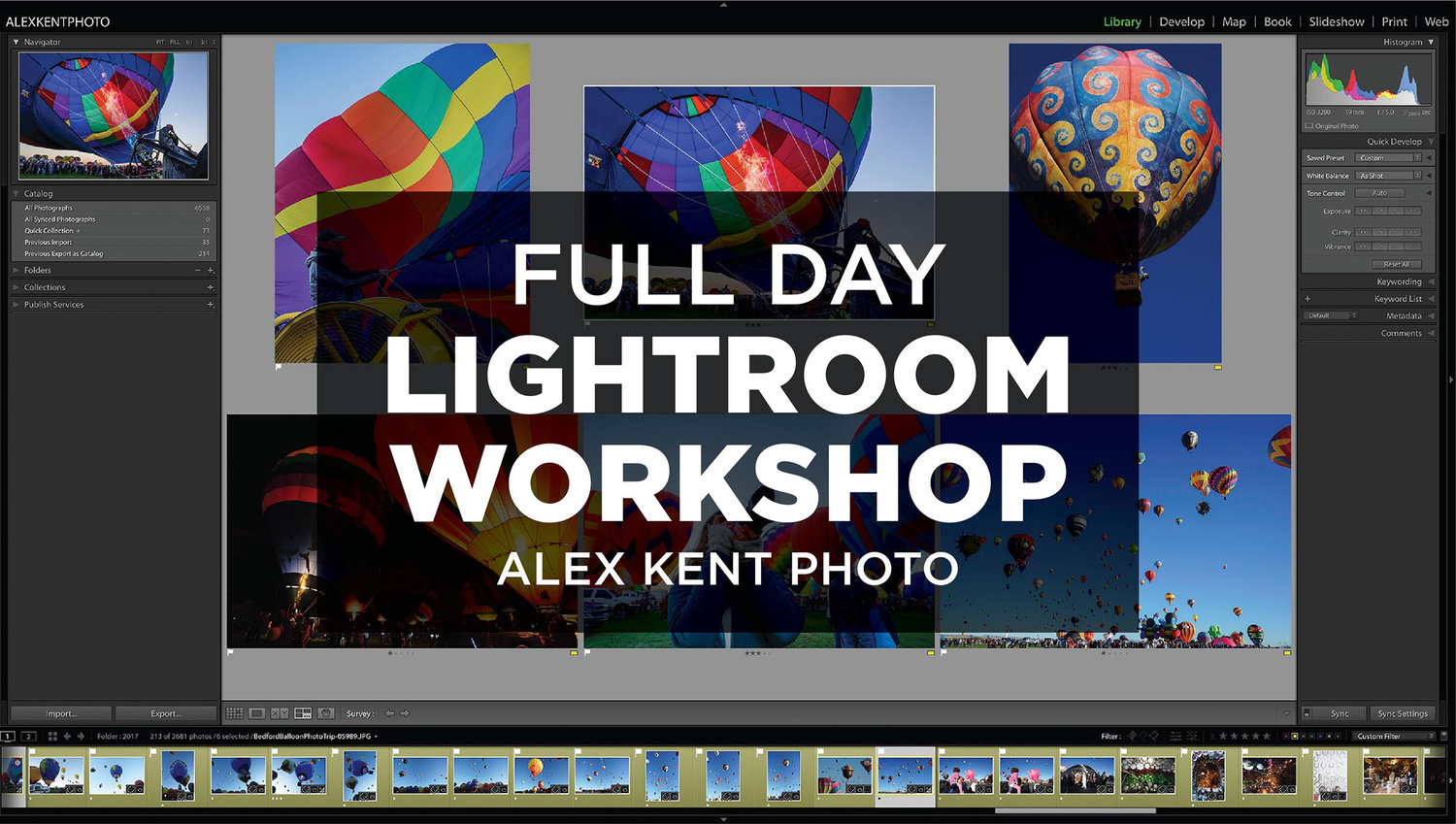 Lightroom Workshops - Alex Kent | Commercial Photographer | Educator ...