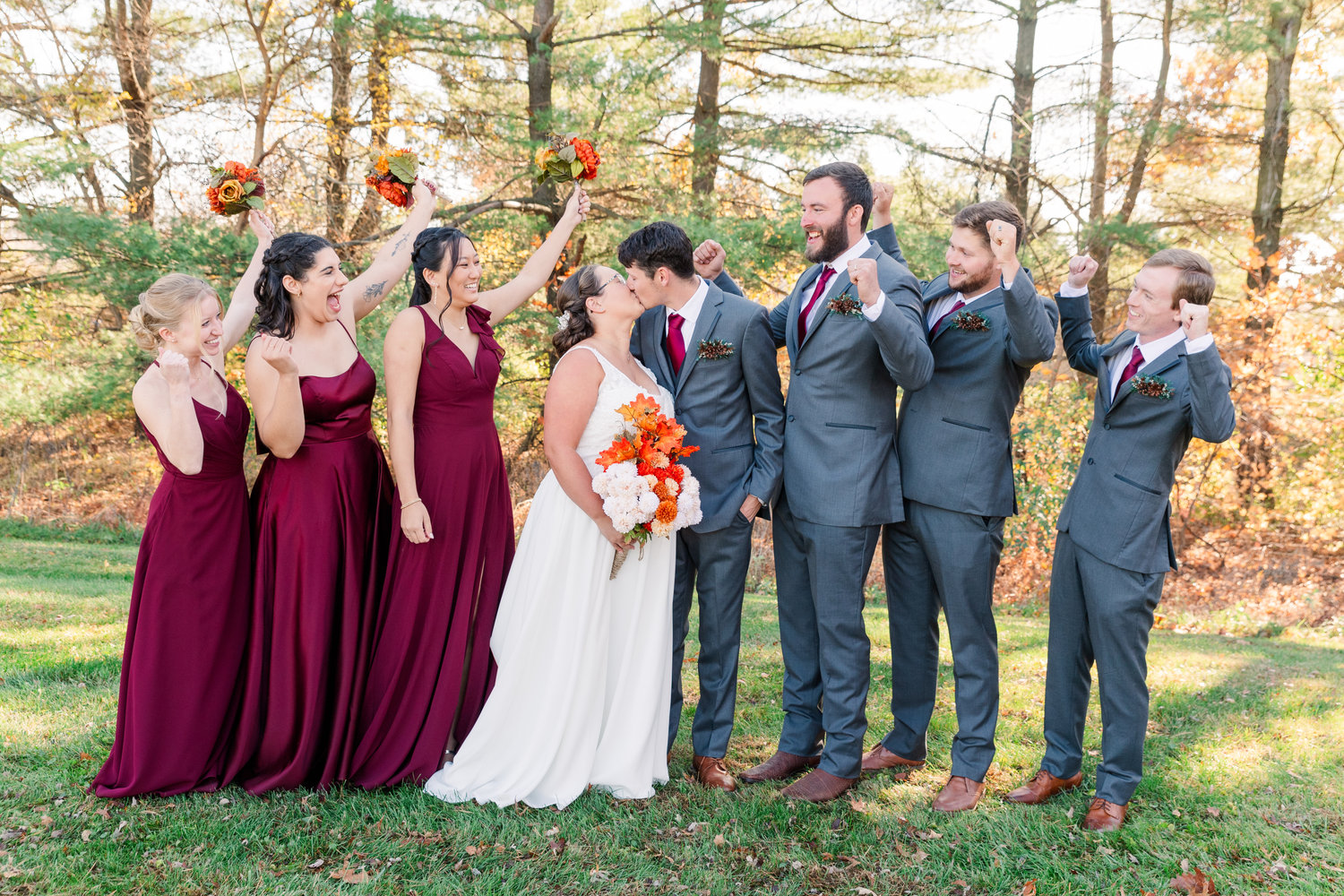 Heather + Brooks | A Zionsville Finley Creek Vineyards Wedding - Jayme ...