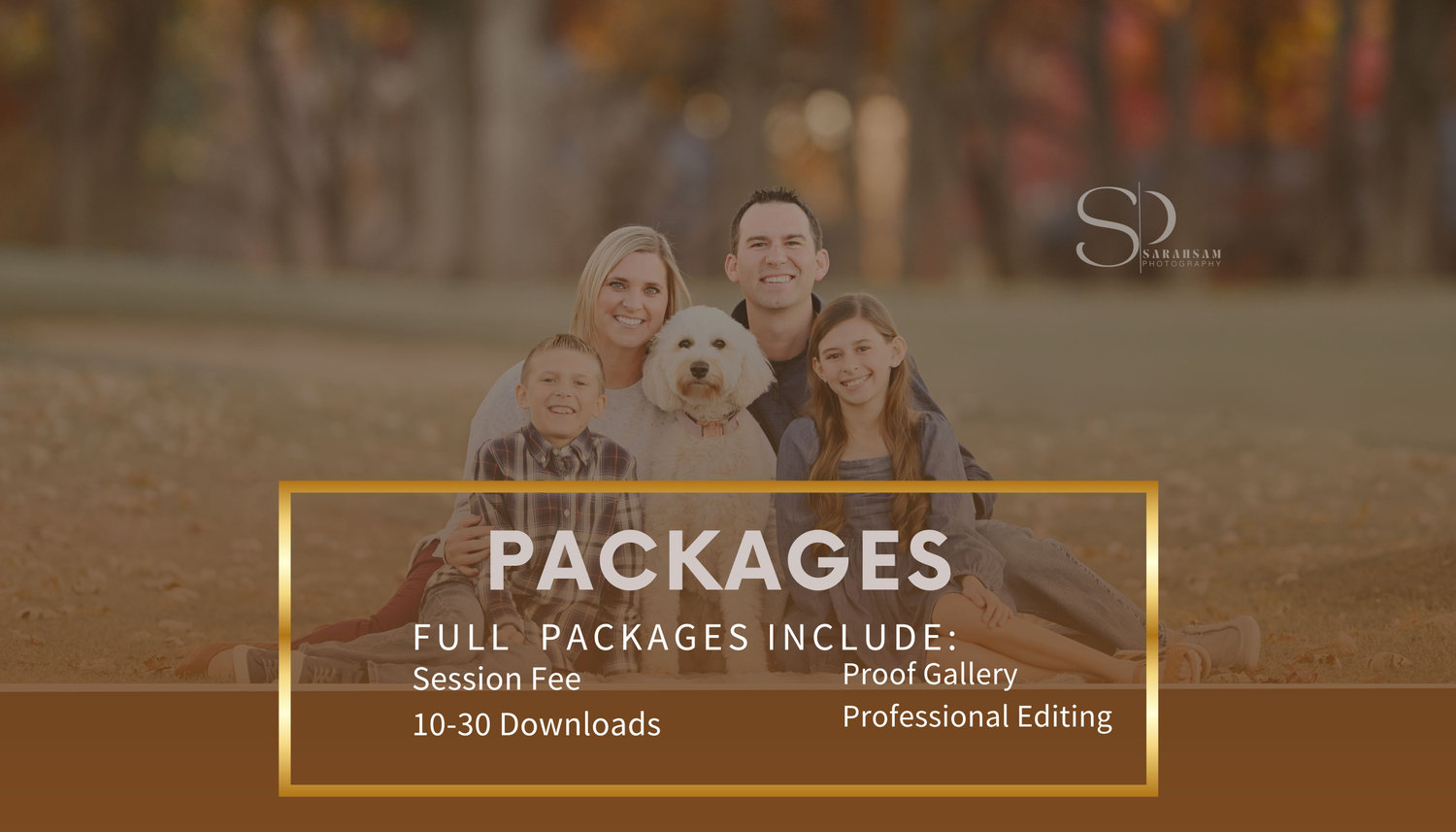 Packages - SarahSamPhotography