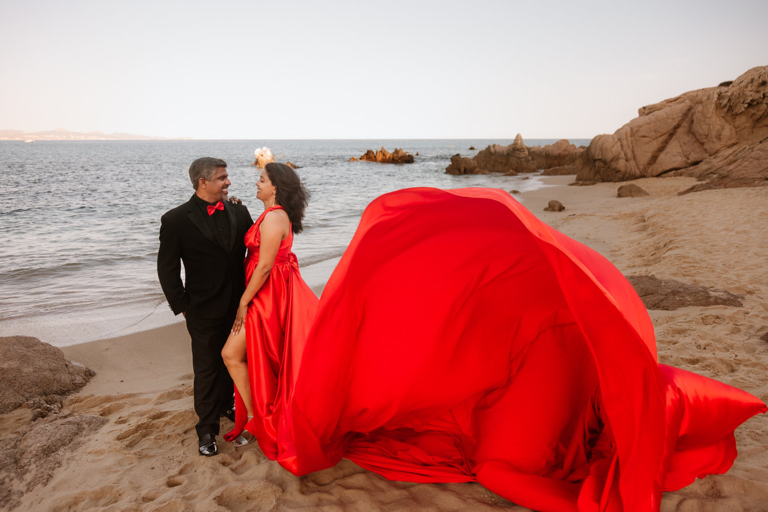 Playa Palmilla - Cabodress | Flying Dress Photoshoots in Los Cabos