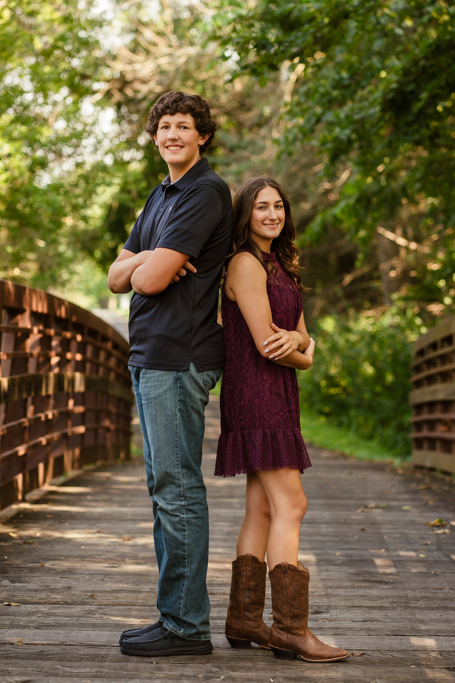 Double the Fun: Colton & Ella’s Senior Sessions - Gracie Ann Photography