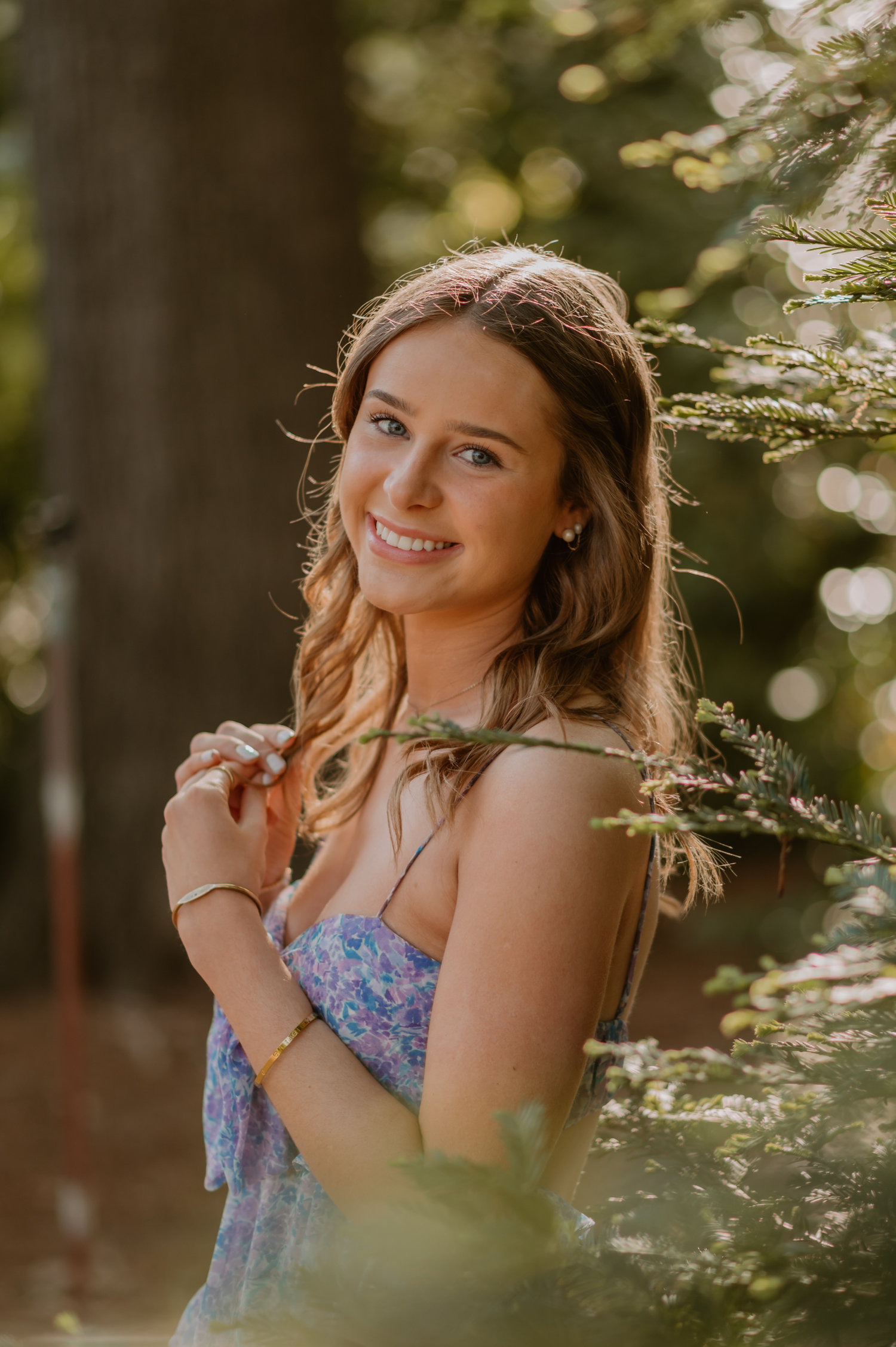 Botanical Gardens Spring Senior Portraits - Blythe Photo - Intimate ...