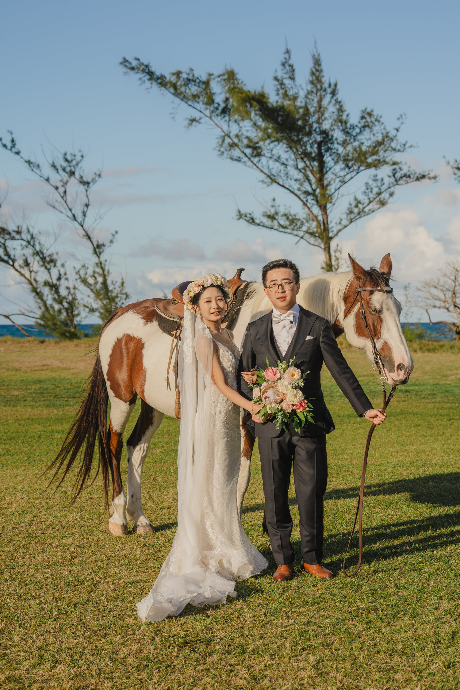 A Sweet Destination Wedding at Hawaii Polo Club: Florence & Jacob's ...