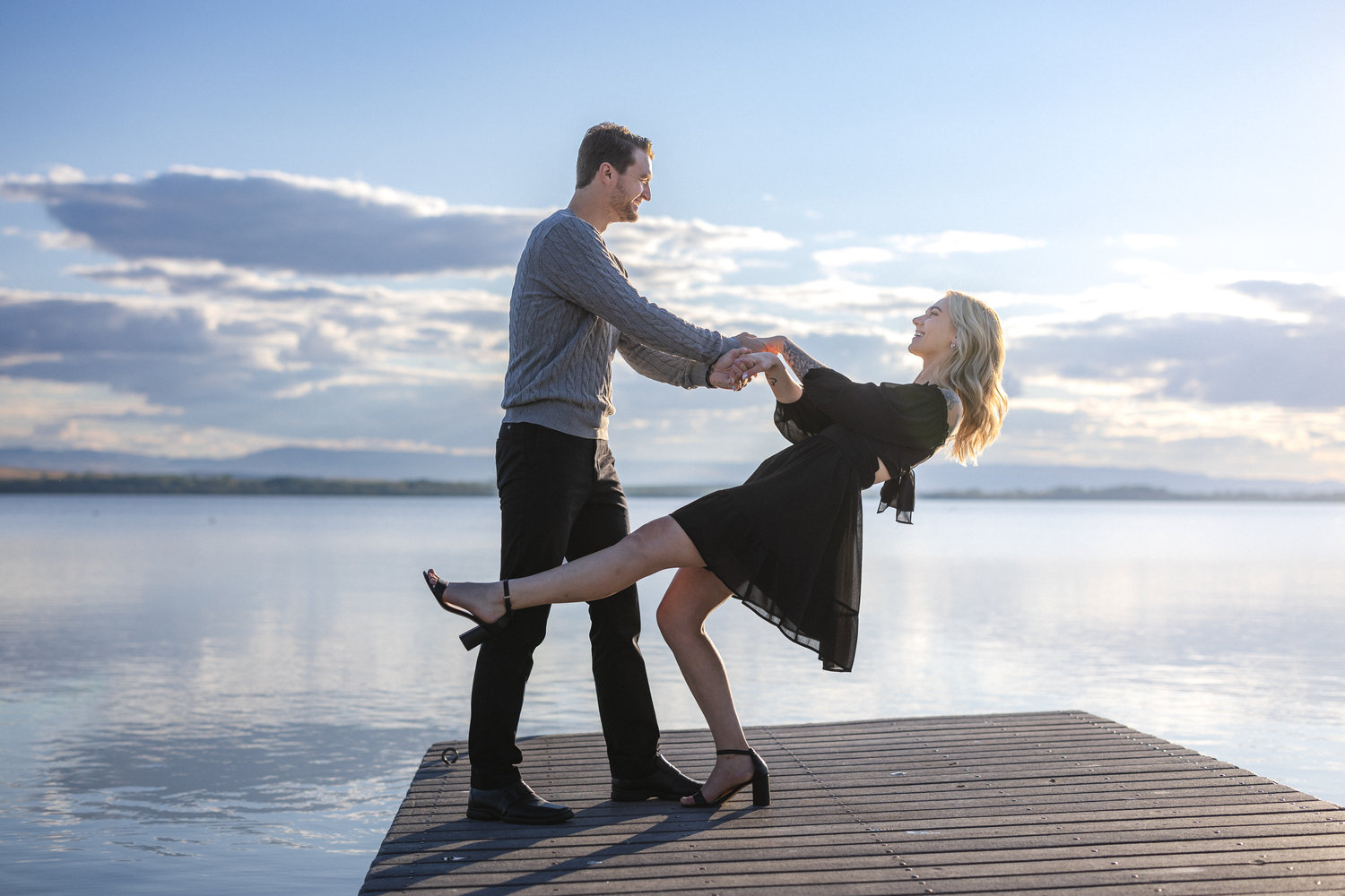 Christian & Payton | Light, Love, and Lake Lowell - Buckley Photography
