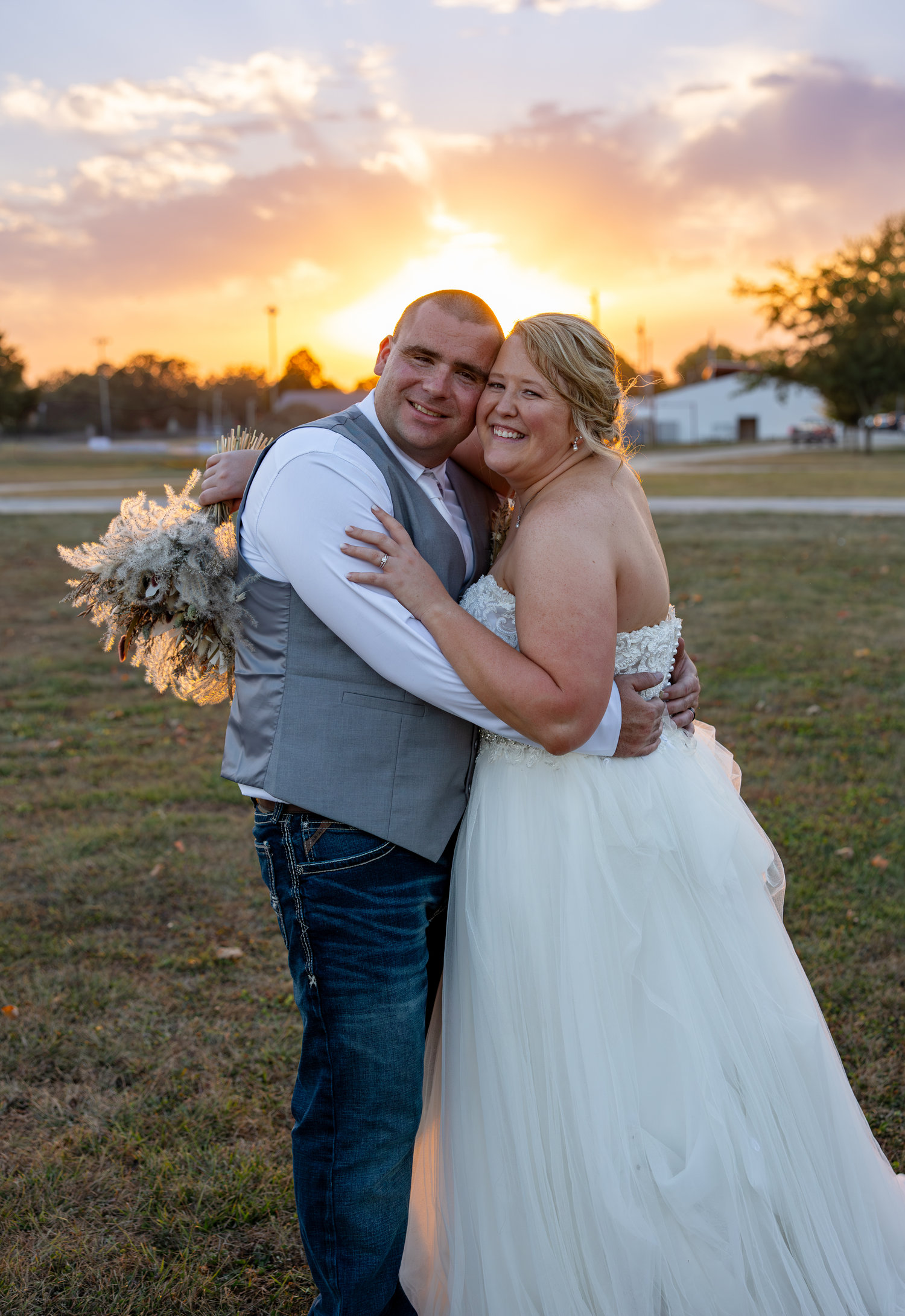 Aaron & Alexis' Backyard Fall Wedding - Kaleigh Rose Photography