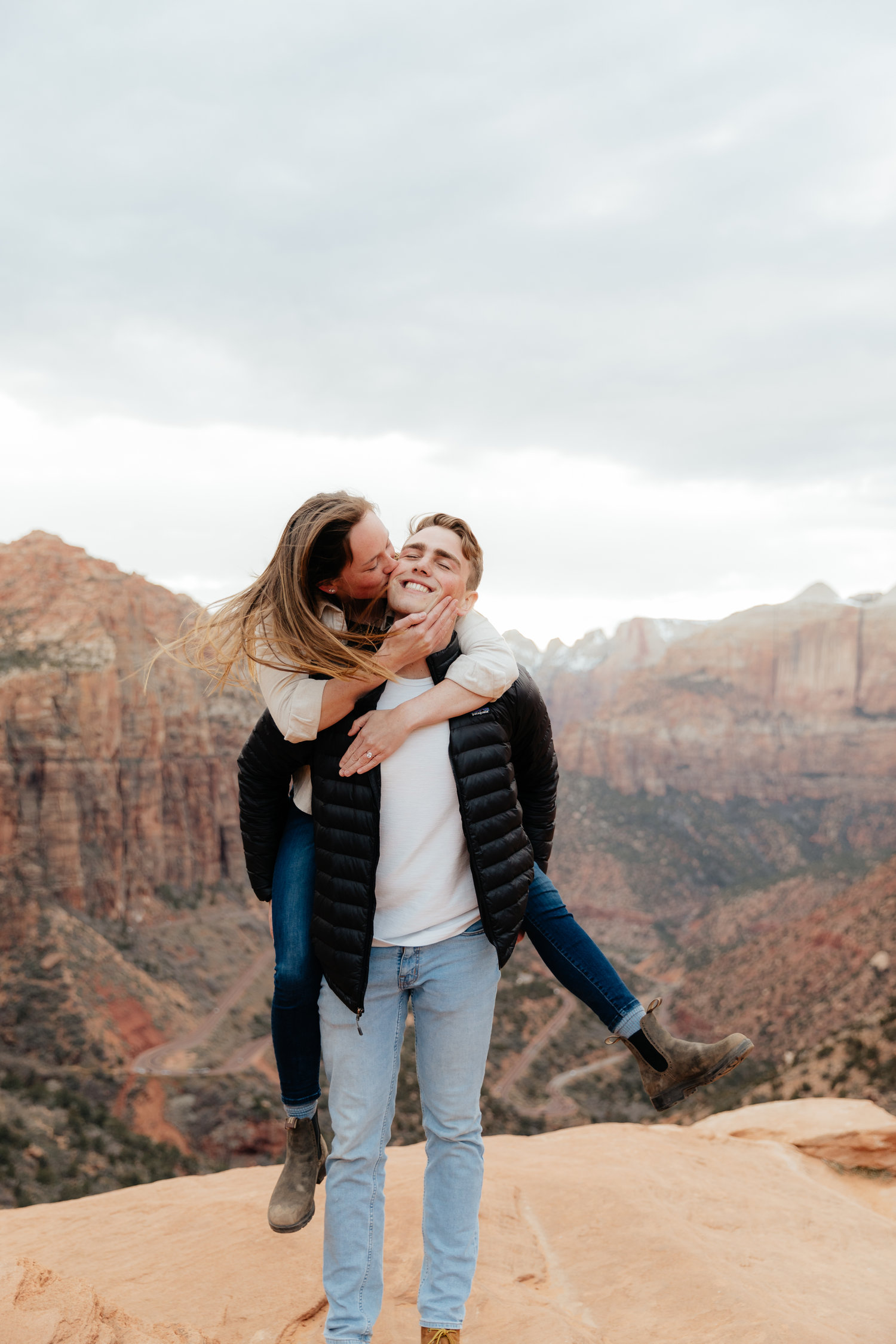 Brooke + Quinton | Zion Canyon Overlook Proposal - Jaycee Moore Photo ...