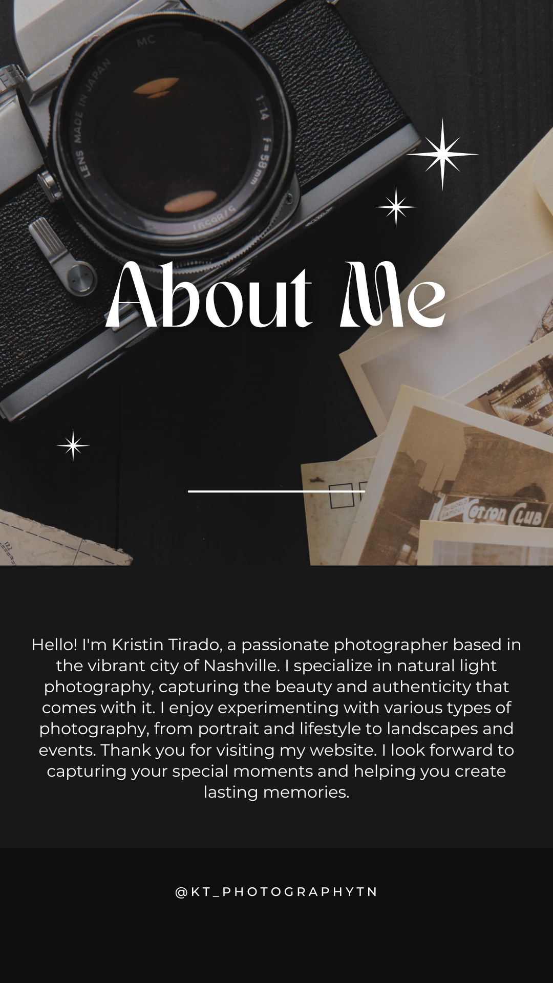 About - KT Photography