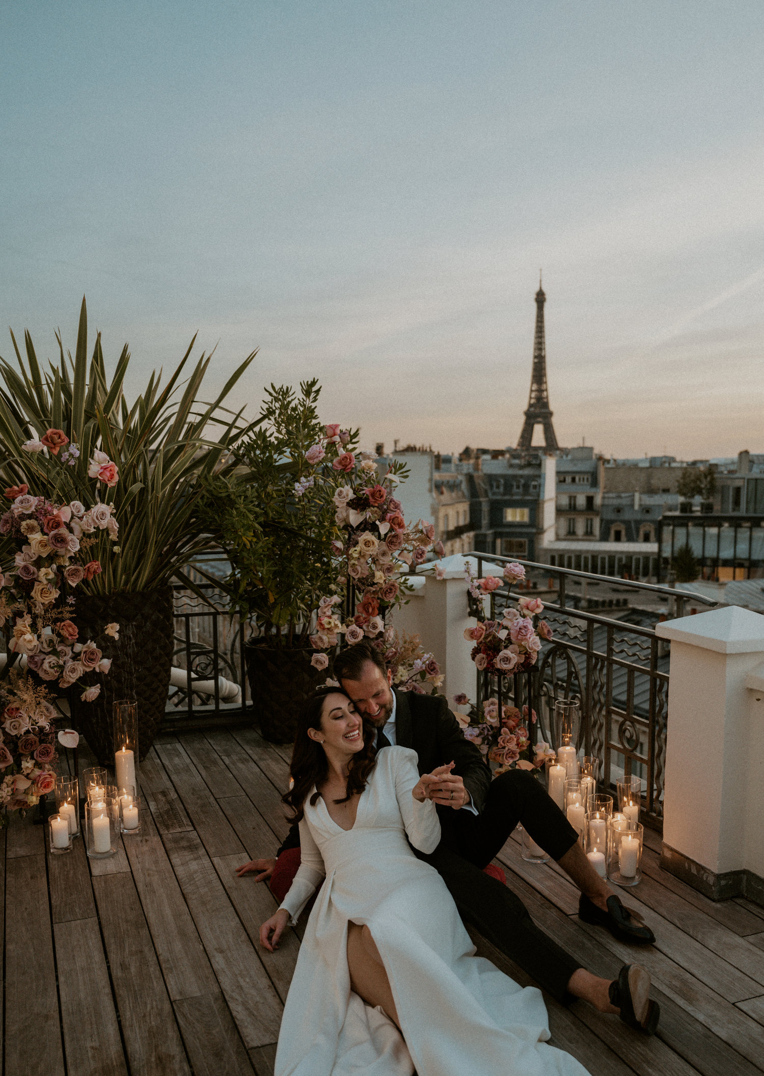 Eiffel Tower Rooftop Wedding - Best Elopement & Wedding Photographer in ...