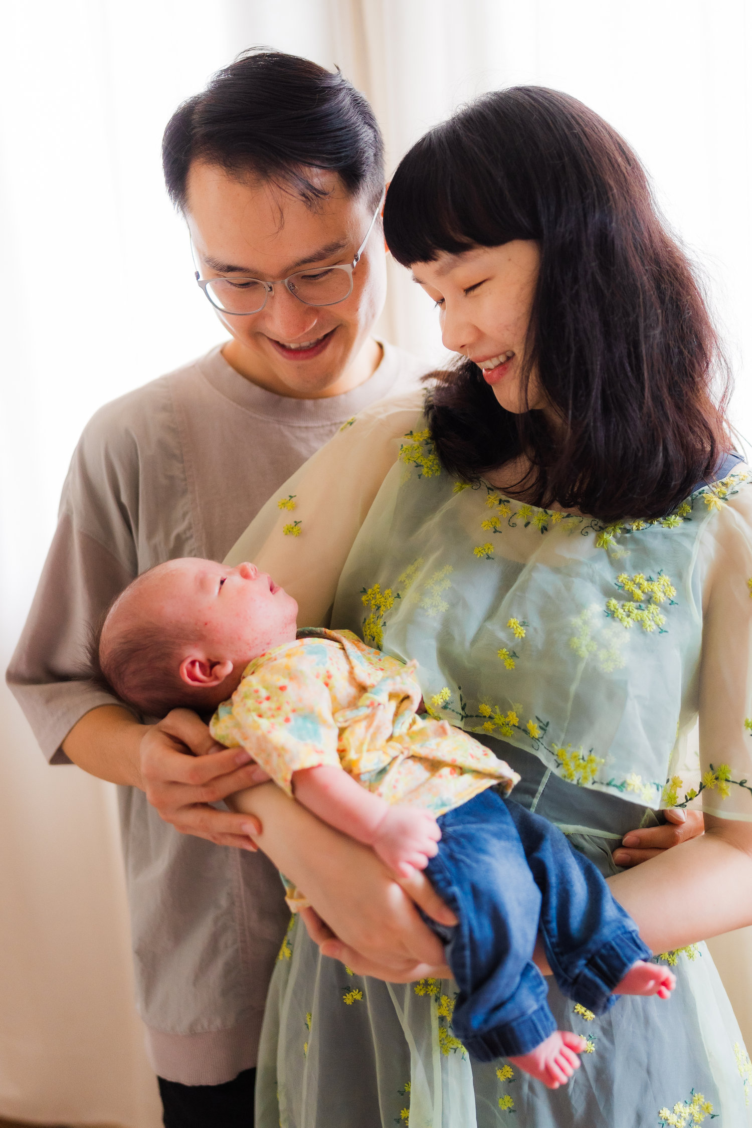 At-Home Family Photoshoot with Newborn Baby, Taipei City - KWEI ...