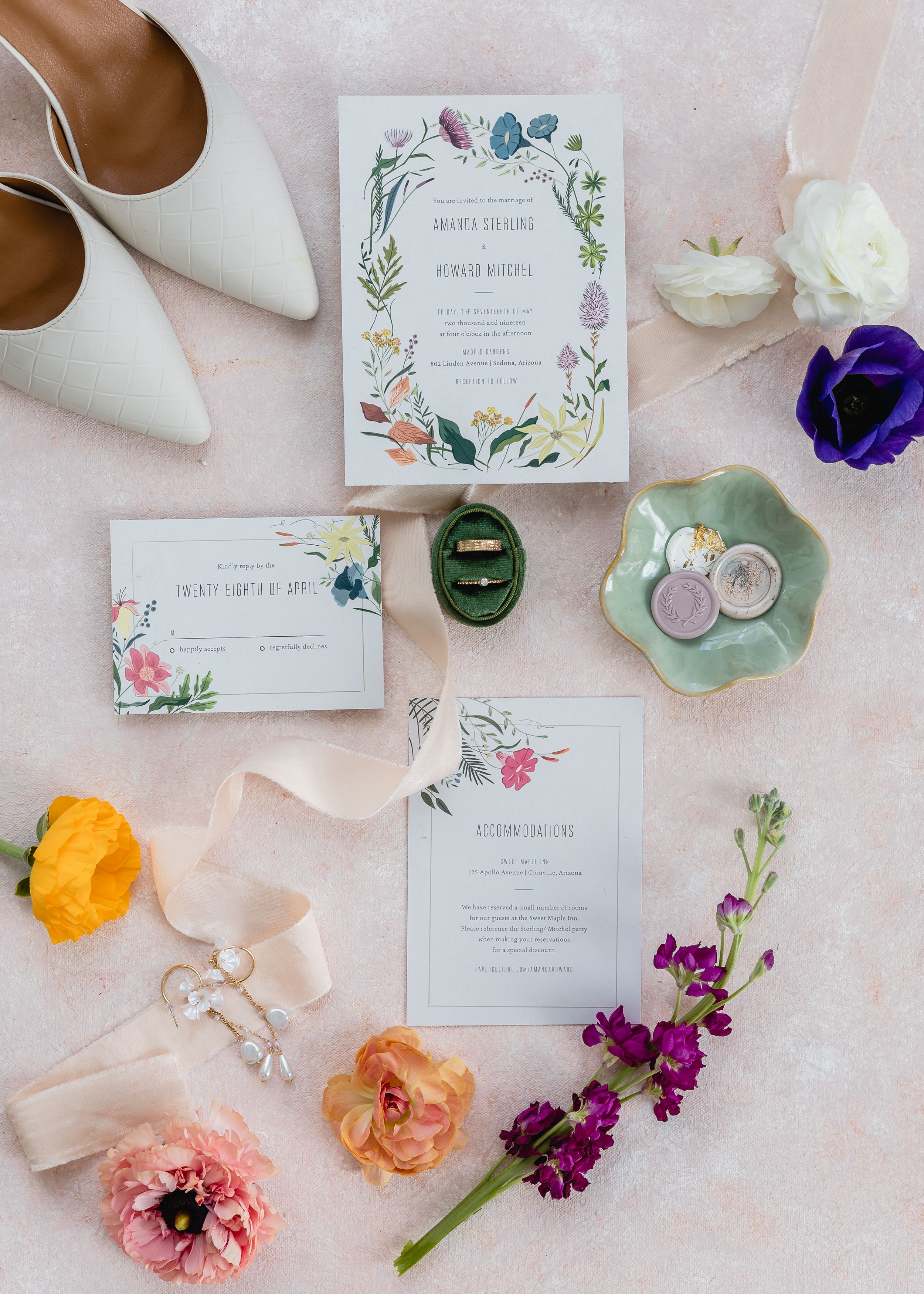 7 Elegant Wedding Invitation Designs - Victoria Natale Photography