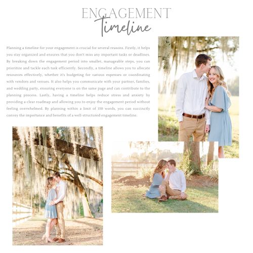 Engagement Timeline - Logan Marie Photography