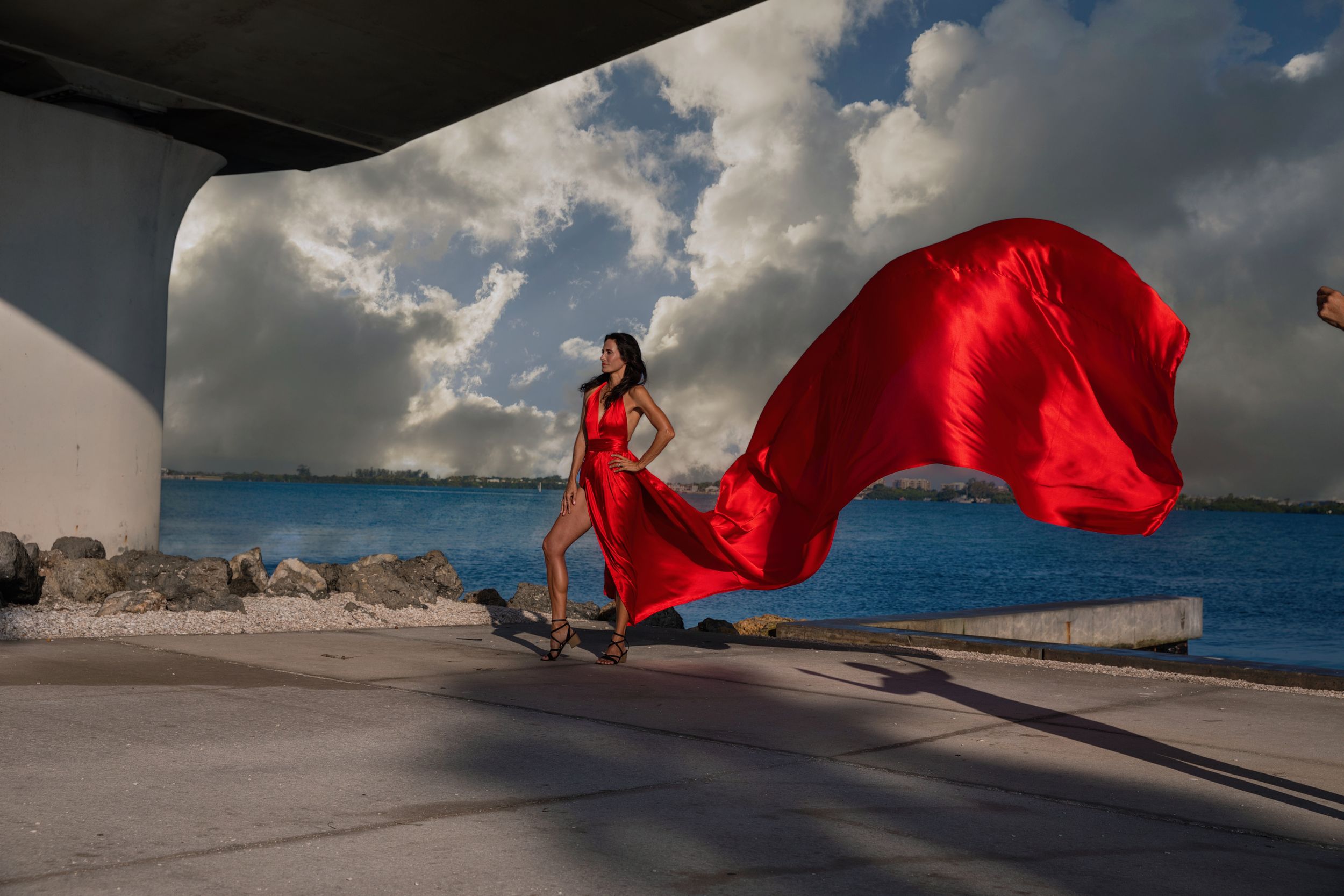 The Incredible Flying Dress Photoshoot - My Flying Dress Photo